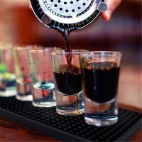 China BM-002 Disposable Rubber Bar Mats, Bar Serving Puddle Mat Restaurant Kitchen for sale