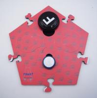 China MLPD-002 Viable Hot Selling Button Dog MatNew Rubber Base No Slip Dog Raining for sale