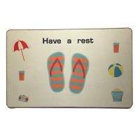 China BFM-031 Floor Mat Office HEATER Floor Mat New Shape Suede Fabric Floor Mat for sale
