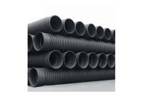 China SN8 Buried Drain Pipe Double Wall Polyethylene HDPE Sewer Pipe for sale
