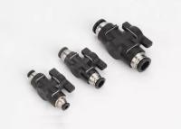China BUC Series Plastic Pneumatic Hand Control Valve Air Speed Controller Fitting for sale