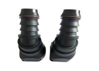 China EPDM Fuel Liquid Plastic Quick Connectors 15.82mm 45 Degree for sale