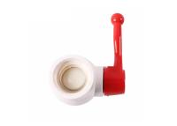China 2 Way Straight Through Type Manual PVC Ball Valve UPVC Fixed Control Flow Water for sale