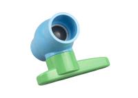 China Plastic PVC Ball Valve ABS Handle Socket For Water Control for sale