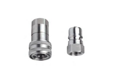 China 316 Stainless Steel Close Type Hydraulic Quick Coupler 1/2'' CB-1 Series for sale
