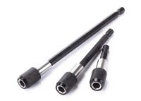 China 1/4 Inch Head Extension Rod Batch Magnetic Screwdriver Quick Transfer Lever Self-locking Extension Rod 150mm Hand Tools for sale