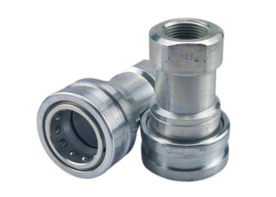 China ISO7241-B Open And Close Quick Coupler Hydraulic Fittings for sale