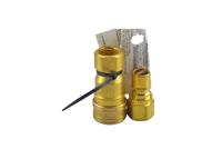 China 3000PSI Thread To Connect Tubular Valve Brass Coupling for sale