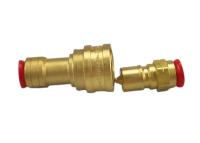 China CNC Machining 3/8 Inch Brass Male Quick Connector for sale