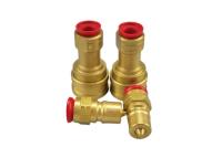 China CNC Machining 3/8 Inch Brass Male Quick Connector for sale