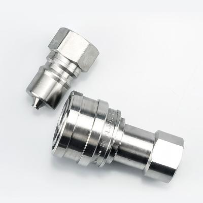 China stainless-steel-quick-couplings-hydraulic-high-pressure for sale
