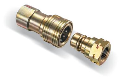 China ISO 7241 A 3/8'' Zinc plated steel Quick Connect Fittings for sale