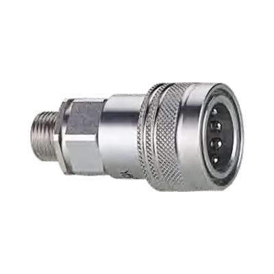 China Sp-10m-7-iso-7241-a Hydraulic Quick Coupling With Temperature Range -20°C To 80°C for sale