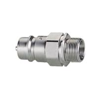 China Sp-10m-7-iso-7241-a Hydraulic Quick Coupling With Temperature Range -20°C To 80°C for sale