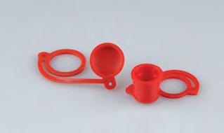 China Plastic Red Dust Caps and Plugs for CB-TF Series Quick Couplings – Industrial Protection Accessories for sale