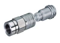 China ISO 16028 Flat-Face Couplings – Steel/316L, Ball Lock, 350-400 bar, BSP/NPT/SAE for sale