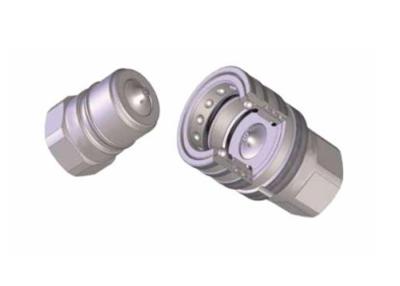 China PTK Series Hydraulic Quick Couplings with Pressure Relief Valve Compatible with TEMA T Series for sale