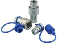 China G1/2 Agricultural Quick Couplings , Carbon Steel Hydraulic Quick Coupler for sale