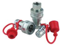 China G1/2 Agricultural Quick Couplings , Carbon Steel Hydraulic Quick Coupler for sale
