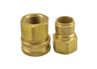 China 1700psi Non Valved Series Brass Quick Release Coupling for sale