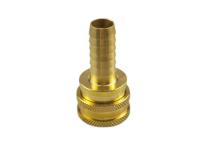 China Brass 0.5 Inch 2200psi Straight Through Coupler for sale