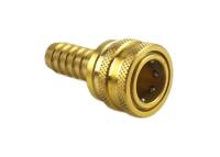 China Brass 0.5 Inch 2200psi Straight Through Coupler for sale