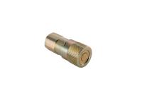 China IATF16949 Steel Flat Face Coupler , 0.25'' Flat Face Quick Disconnect for sale