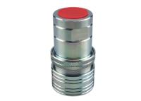China NBR BSPP Shut Off  Hydraulic Quick Connect Couplings for sale