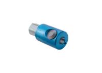 China Aluminum Industrial Plants Safe Pneumatic Quick Coupling for sale