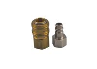 China 20 Bar Female Shut Off Pneumatic Quick Coupling for sale