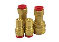 China CNC Machining 3/8 Inch Brass Male Quick Connector for sale