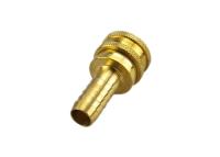 China 1 Inch Hose Stem Connections Brass Male Quick Connector for sale