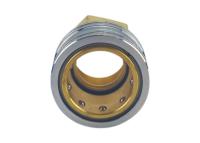 China 1-1/4'' Brass Non Valved Series Straight Through Coupler for sale