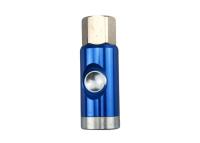China 28scfm Push Button Pneumatic Quick Coupler BSP Air Hose Safety Coupler for sale