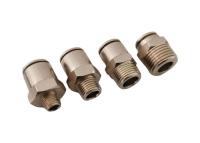 China OEM Threaded Push In Fittings Rapid Manual Connecting IATF16949 for sale