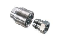China BSPP 0.75 Inch Stainless Steel Hydraulic Couplings for sale