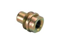 China Hydraulic Jacks Zinc Plated Steel Threaded Quick Connect for sale