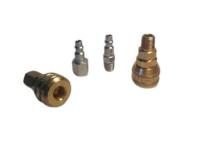 China Automatic push-to-connect pin-type one-way shut off operation pneumatic couplings for sale
