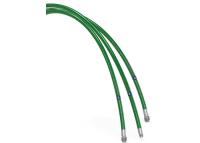 China Oil Refining 110Mpa Ultra High Pressure Hose Green Color ID 6.4MM for sale