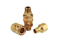 China Hydraulic Brass Quick Coupling 1/8 For Non Valved Applications for sale