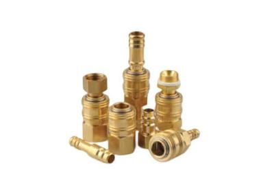 China 1.6MPa Single Handed Brass Quick Couplings Semi Automatic Type for sale