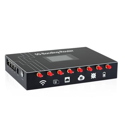 China 4 Ports LTE Screen Bandwidth Bonding Router 5G 6 Modem With 4 SIM for sale