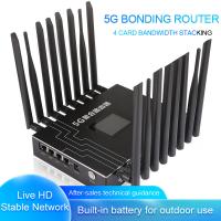 China 8.4V 4G 5G WiFi 6 Bandwidth Bonding Router Link Aggregation Multi SIM Card for sale