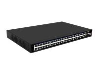 China 10 Gigabit Durable Layer 3 PoE Switch 52 Port 800W 444x360x44mm for sale