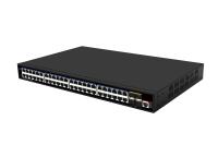 China 10 Gigabit Durable Layer 3 PoE Switch 52 Port 800W 444x360x44mm for sale