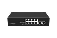 China RoHS Network Industrial Ethernet Switch 10 Port 1000M Uplink AI For Financial for sale