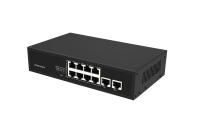 China RoHS Network Industrial Ethernet Switch 10 Port 1000M Uplink AI For Financial for sale