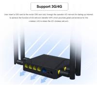 China Wireless MTK7620 4G LTE WiFi Router With SIM Card Slot 19216811 32 User for sale