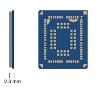 China Stable 4G LTE IoT Wireless Modules Multipurpose Durable EG95-NAX for sale