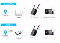 China Stable 1200Mbps Dual Band WiFi Extender , 5dBi Antenna WiFi Network Repeaters for sale